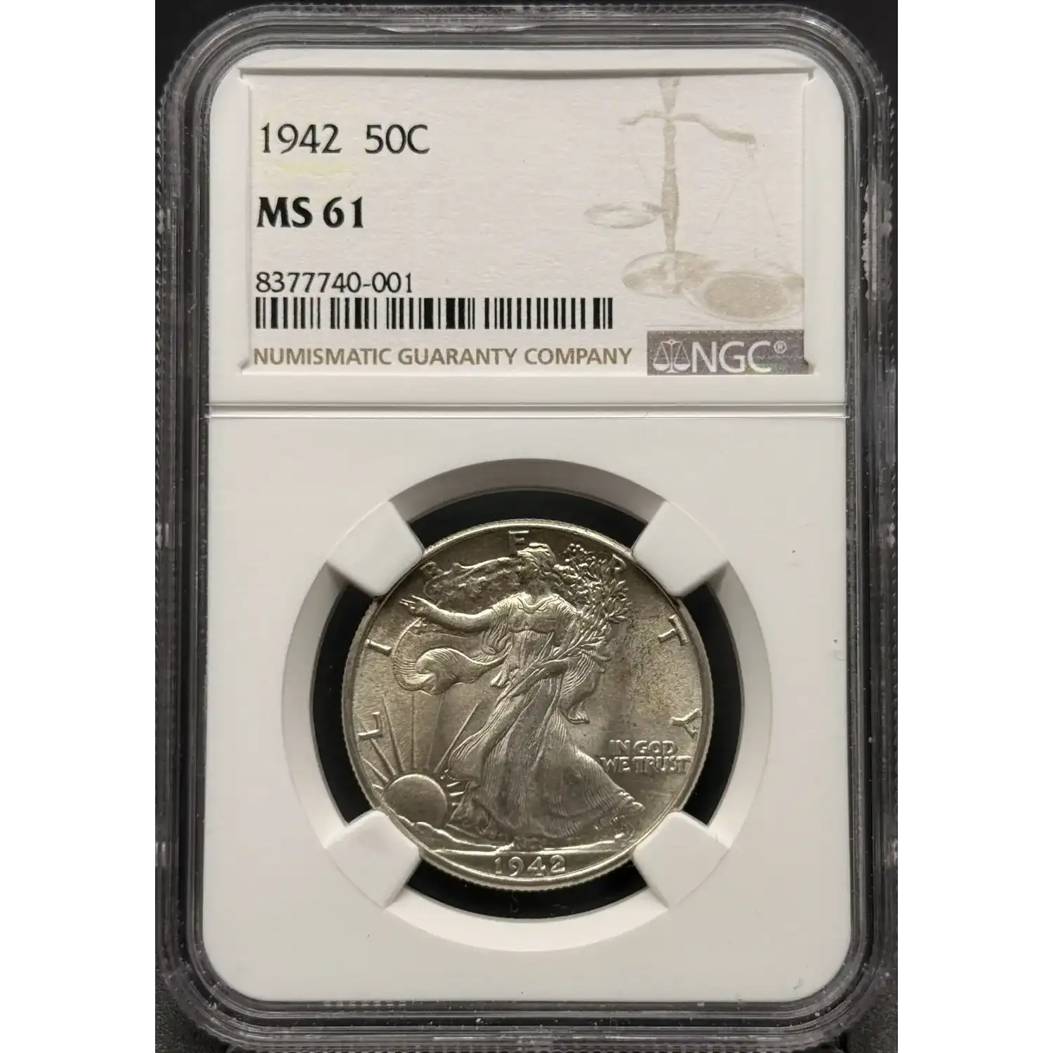1942 Half Dollars Liberty Walking NGC MS-61 - Allgood Coin